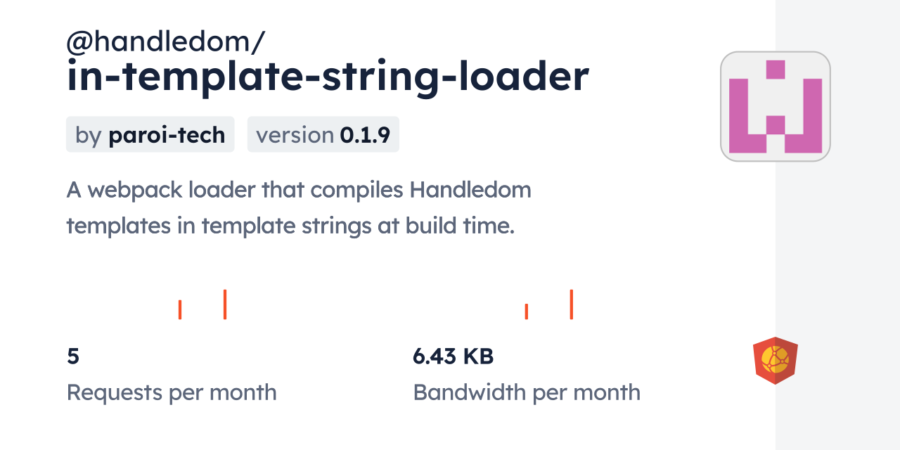 @handledom/in-template-string-loader CDN by jsDelivr - A CDN for npm and GitHub