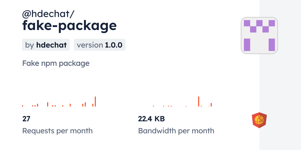@hdechat/fake-package CDN by jsDelivr - A CDN for npm and GitHub