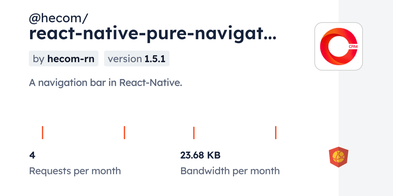 @hecom/react-native-pure-navigation-bar CDN by jsDelivr - A CDN for npm and GitHub
