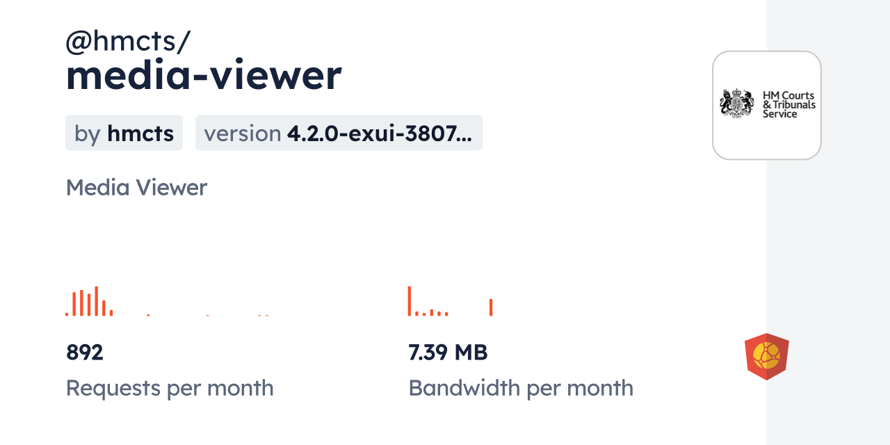 @hmcts/media-viewer CDN by jsDelivr - A CDN for npm and GitHub