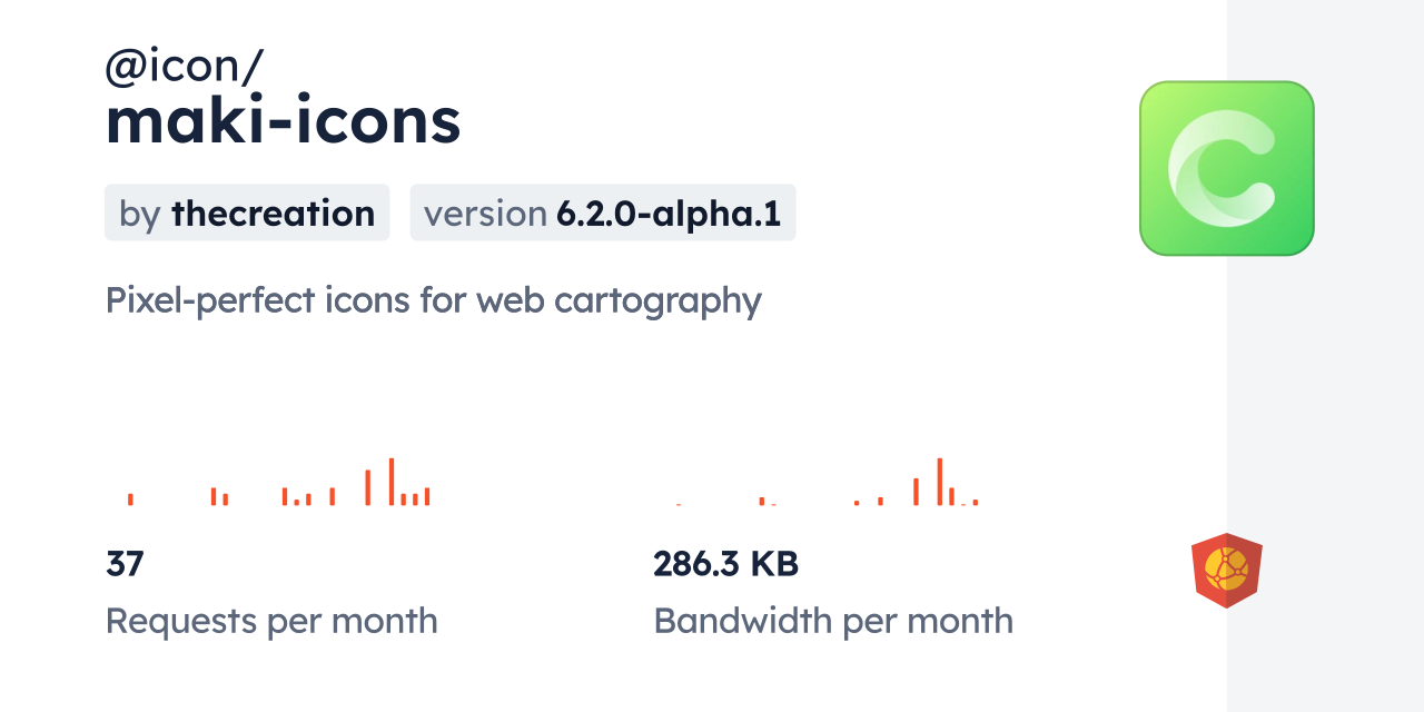 @icon/maki-icons CDN by jsDelivr - A CDN for npm and GitHub