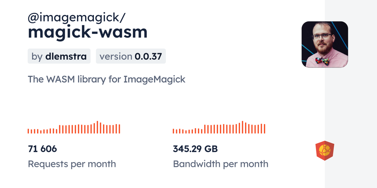 @imagemagick/magick-wasm CDN by jsDelivr - A CDN for npm and GitHub