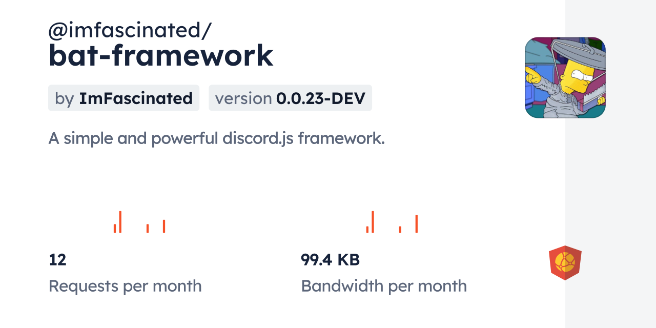 @imfascinated/bat-framework CDN by jsDelivr - A CDN for npm and GitHub