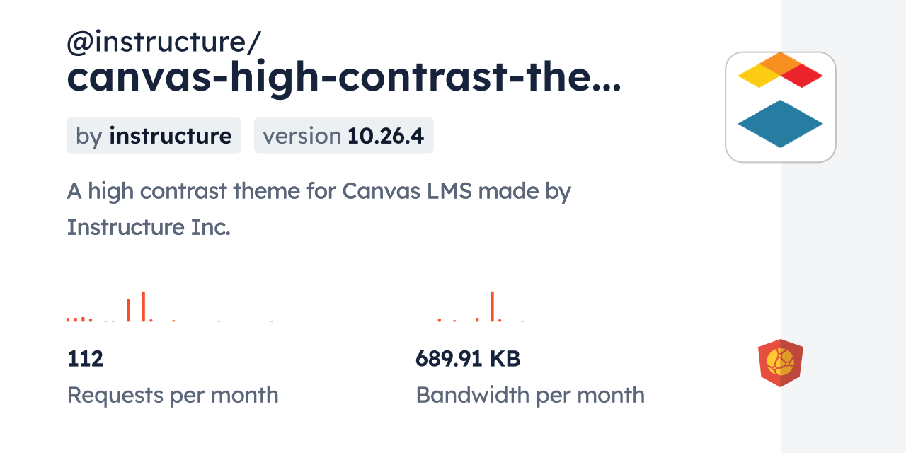 @instructure/canvas-high-contrast-theme CDN by jsDelivr - A CDN for npm and GitHub