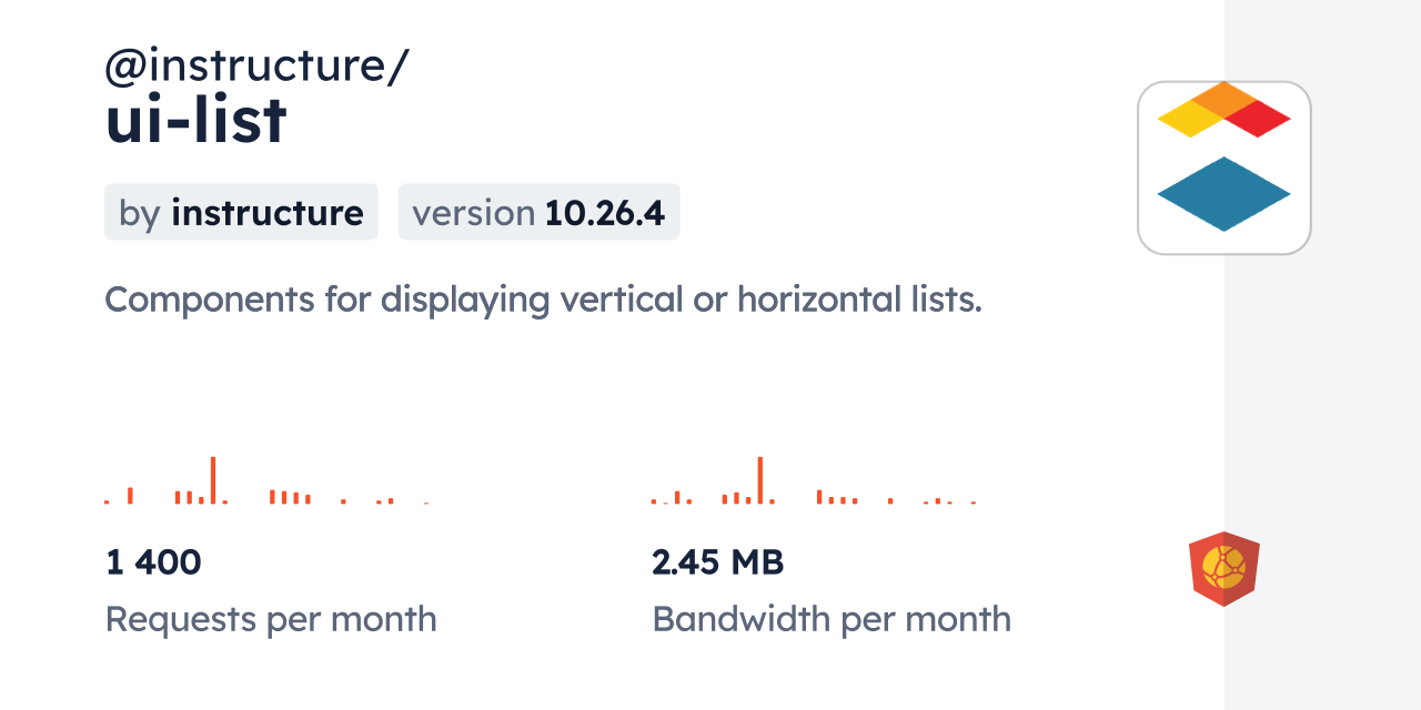 @instructure/ui-list CDN by jsDelivr - A CDN for npm and GitHub