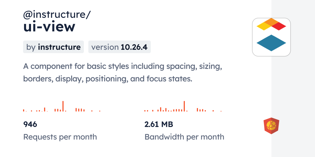 @instructure/ui-view CDN by jsDelivr - A CDN for npm and GitHub