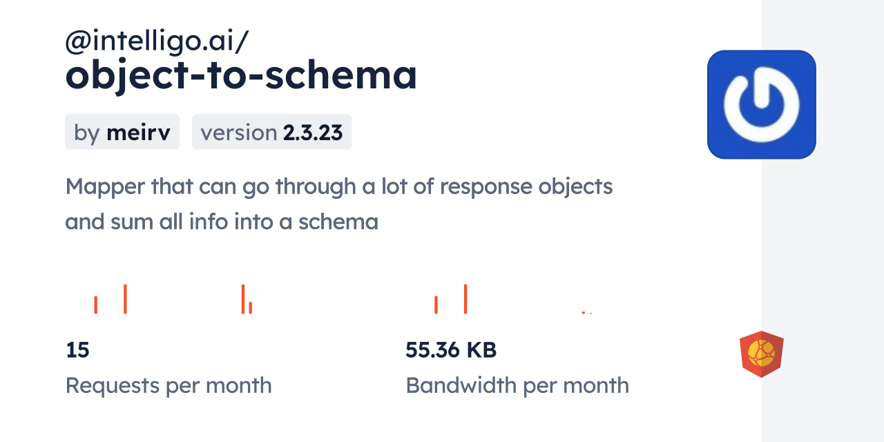 @intelligo.ai/object-to-schema CDN by jsDelivr - A CDN for npm and GitHub