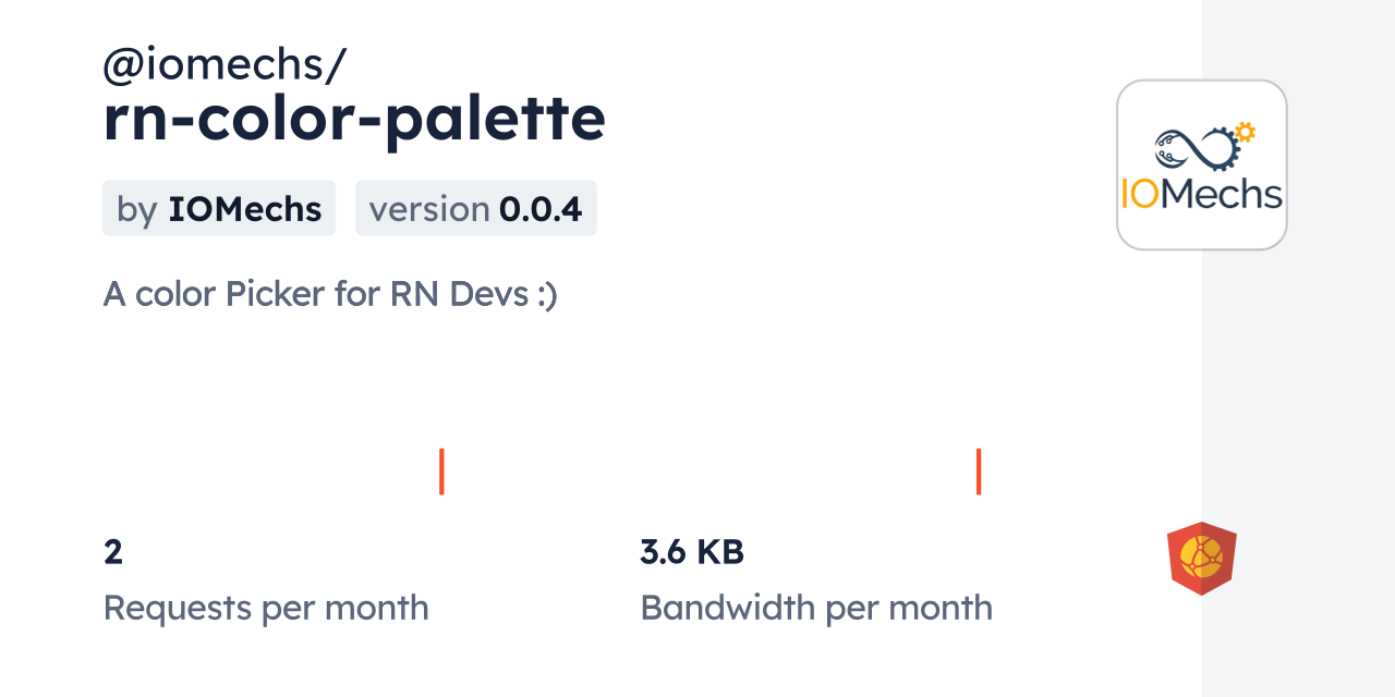 @iomechs/rn-color-palette CDN by jsDelivr - A CDN for npm and GitHub