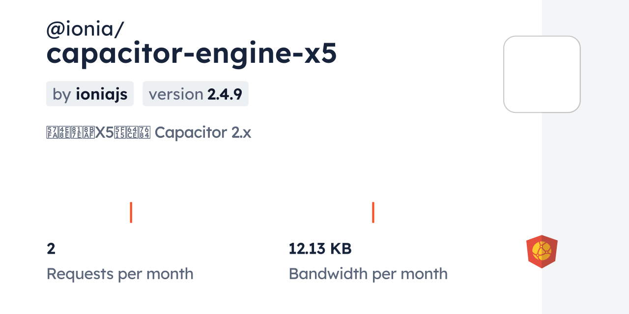 @ionia/capacitor-engine-x5 CDN by jsDelivr - A CDN for npm and GitHub