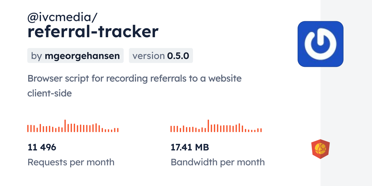 @ivcmedia/referral-tracker CDN by jsDelivr - A CDN for npm and GitHub
