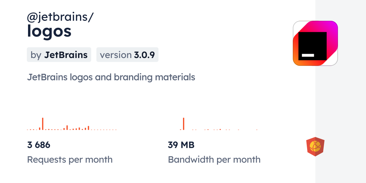 @jetbrains/logos CDN by jsDelivr - A CDN for npm and GitHub