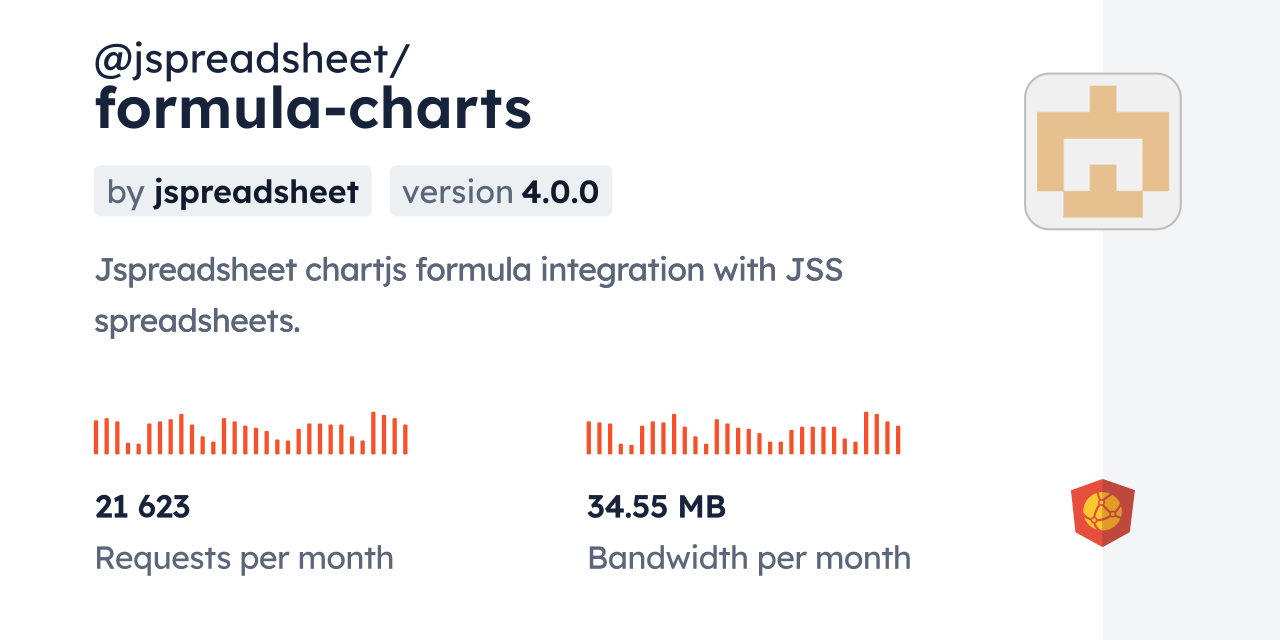 @jspreadsheet/formula-charts CDN by jsDelivr - A CDN for npm and GitHub