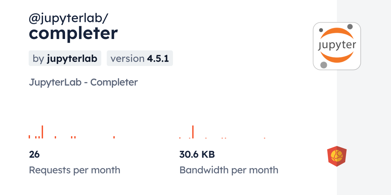 @jupyterlab/completer CDN by jsDelivr - A CDN for npm and GitHub