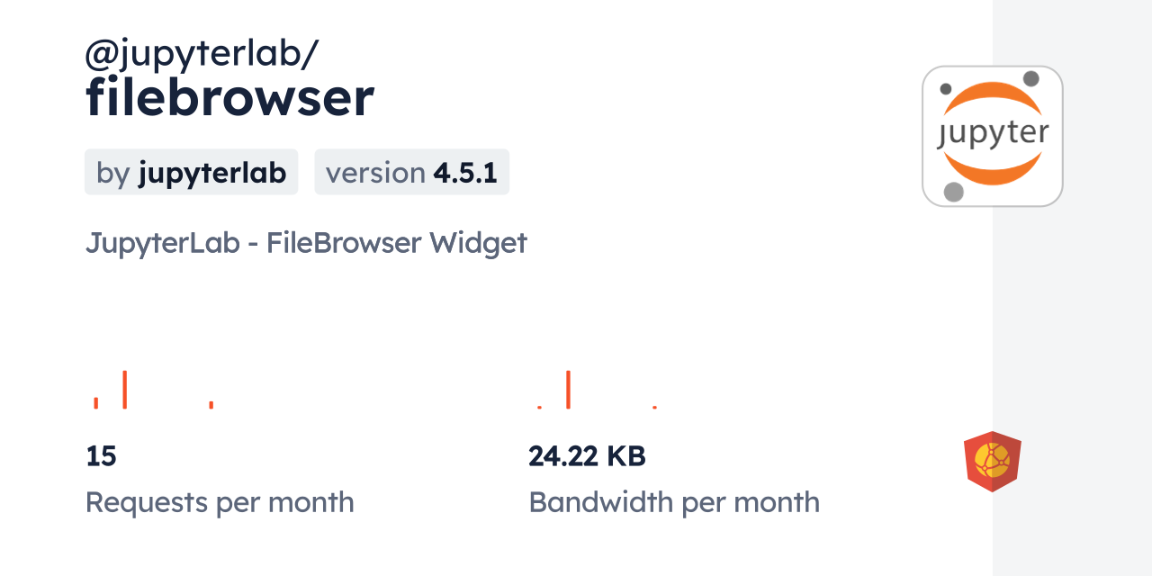 @jupyterlab/filebrowser CDN by jsDelivr - A CDN for npm and GitHub