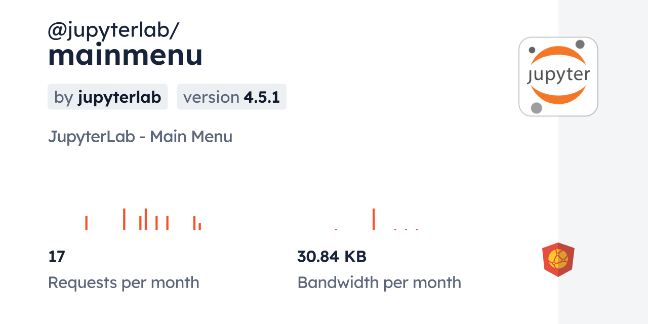@jupyterlab/mainmenu CDN by jsDelivr - A CDN for npm and GitHub