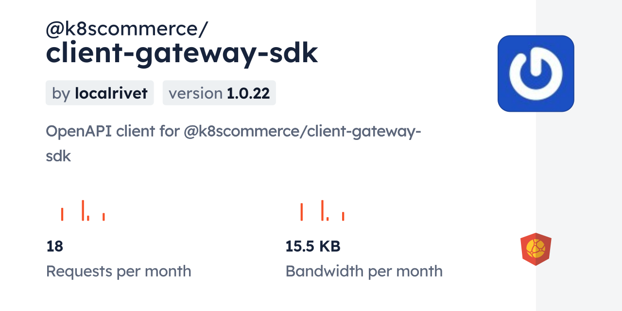 @k8scommerce/client-gateway-sdk CDN by jsDelivr - A CDN for npm and GitHub