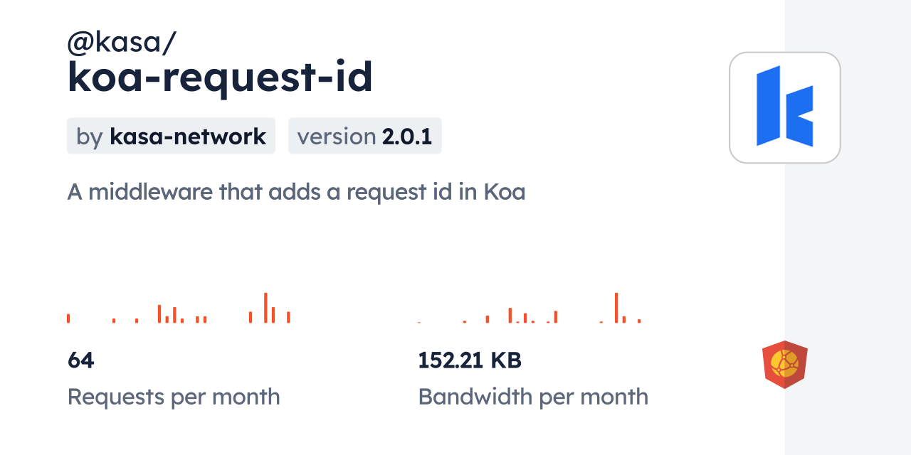 @kasa/koa-request-id CDN by jsDelivr - A CDN for npm and GitHub