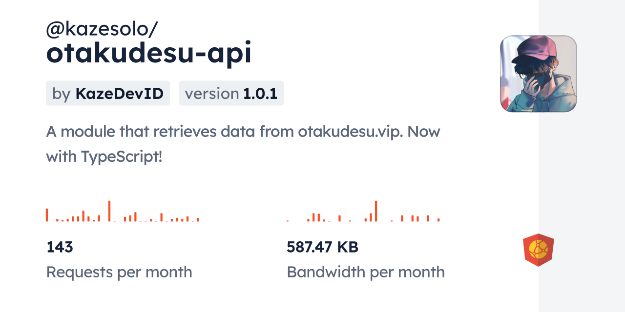 @kazesolo/otakudesu-api CDN by jsDelivr - A CDN for npm and GitHub