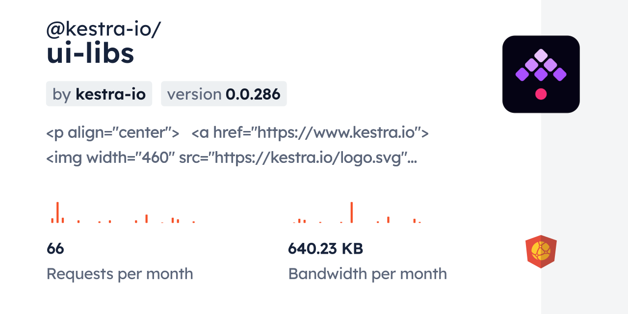 @kestra-io/ui-libs CDN by jsDelivr - A CDN for npm and GitHub