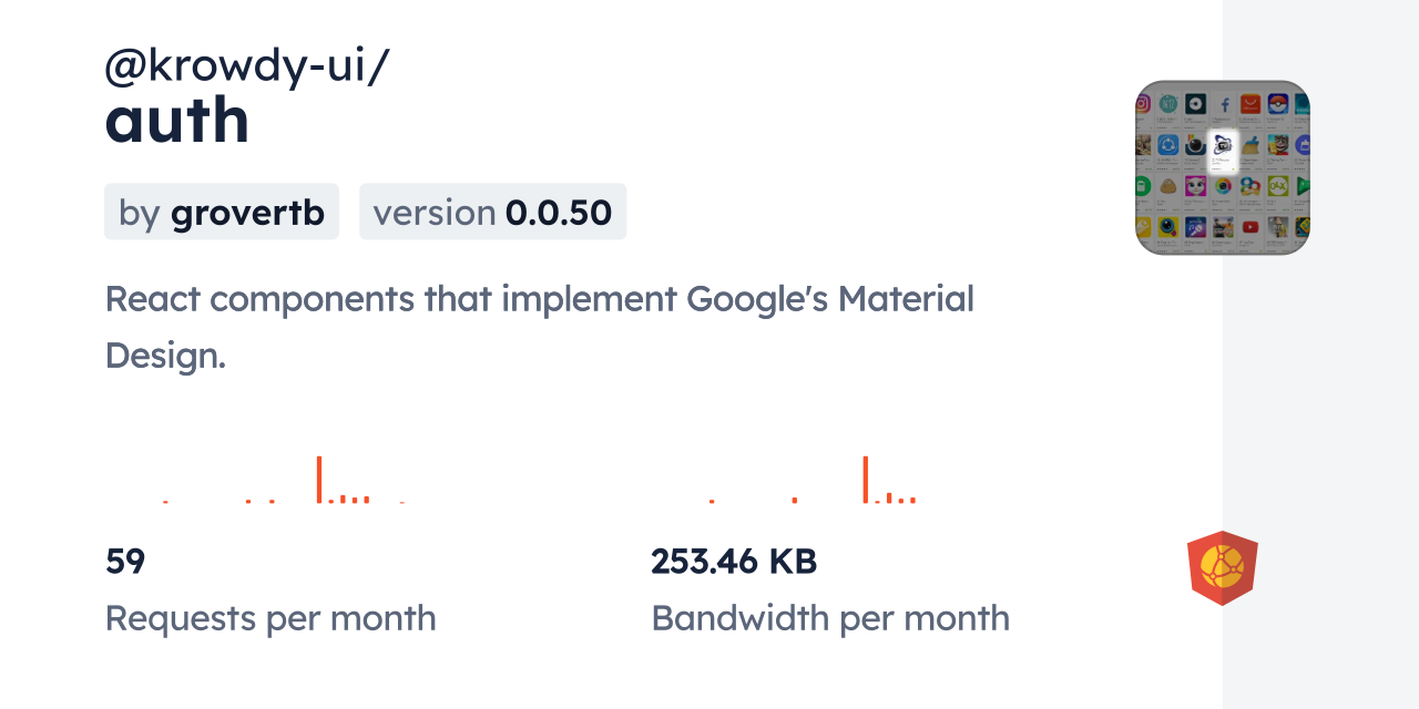 @krowdy-ui/auth CDN by jsDelivr - A CDN for npm and GitHub