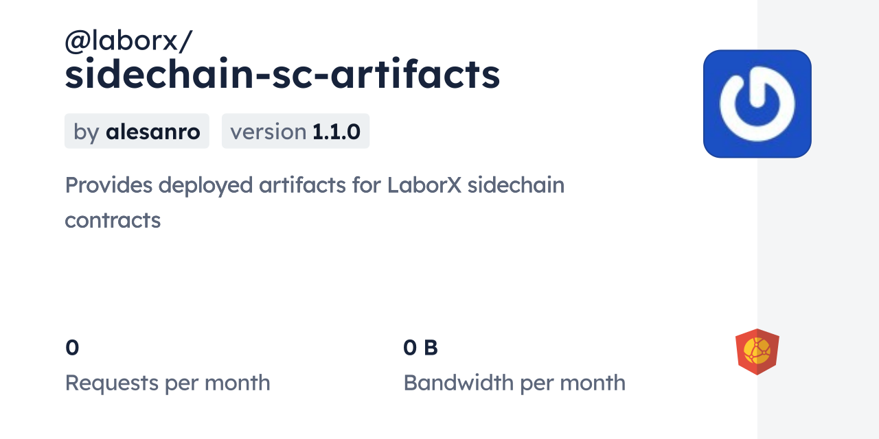 @laborx/sidechain-sc-artifacts CDN by jsDelivr - A CDN for npm and GitHub