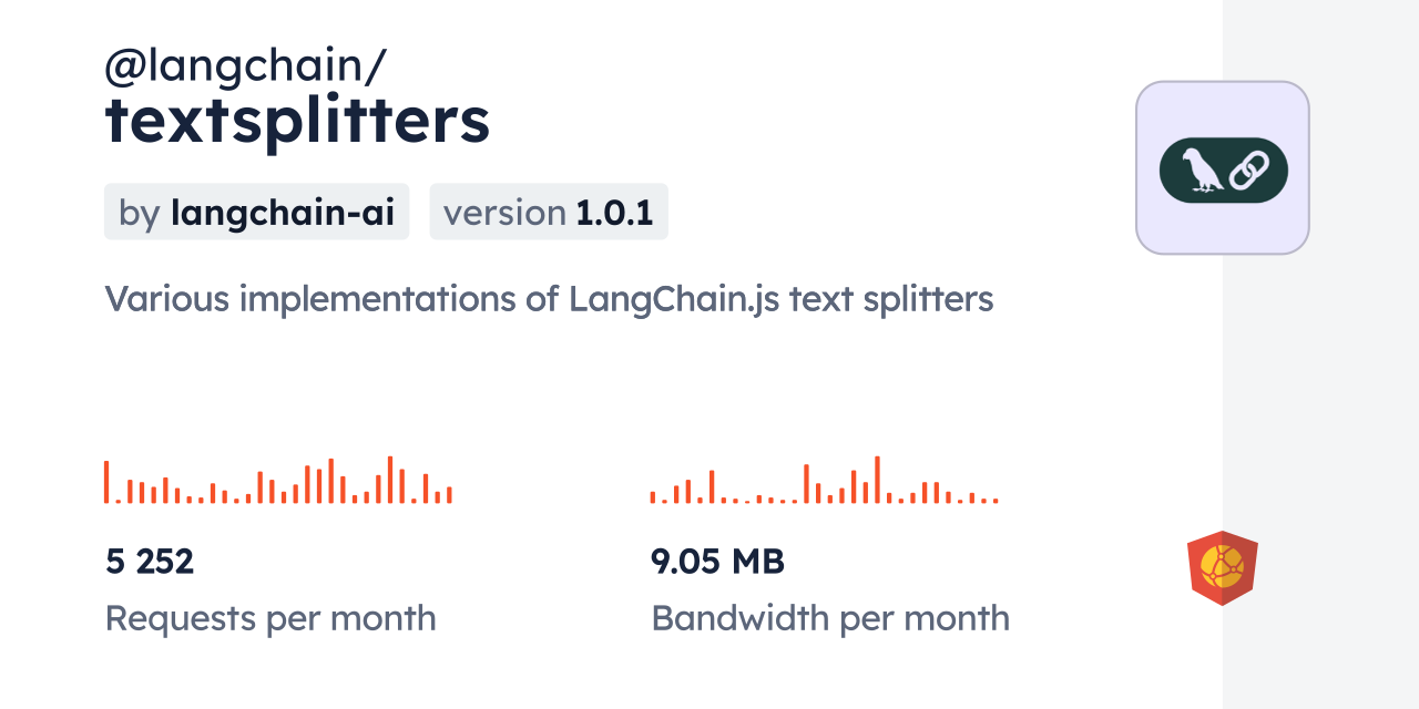 @langchain/textsplitters CDN by jsDelivr - A CDN for npm and GitHub