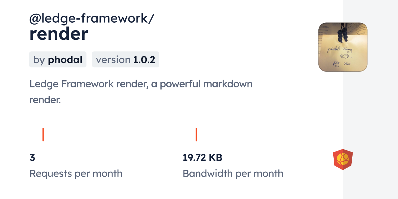 @ledge-framework/render CDN by jsDelivr - A CDN for npm and GitHub