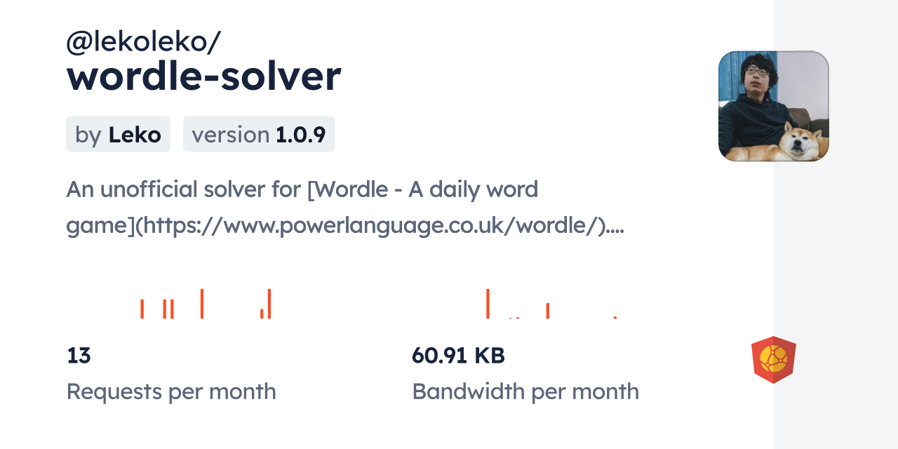 @lekoleko/wordle-solver CDN by jsDelivr - A CDN for npm and GitHub
