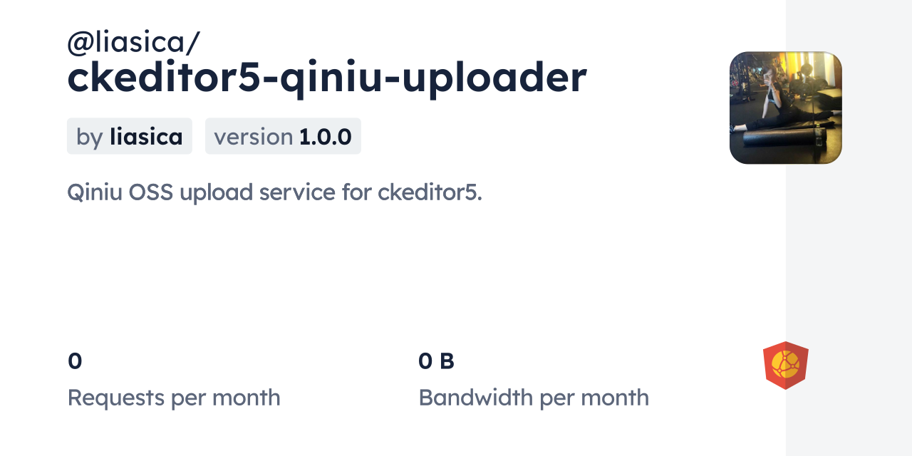 @liasica/ckeditor5-qiniu-uploader CDN by jsDelivr - A CDN for npm and GitHub