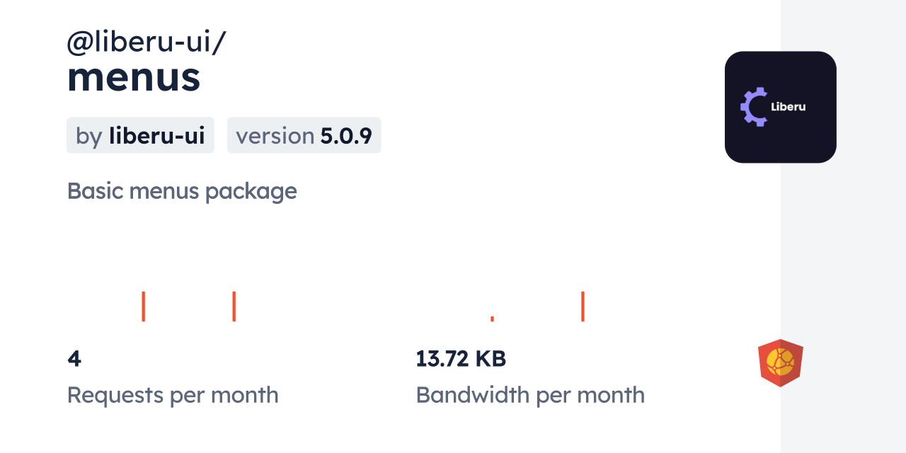 @liberu-ui/menus CDN by jsDelivr - A CDN for npm and GitHub