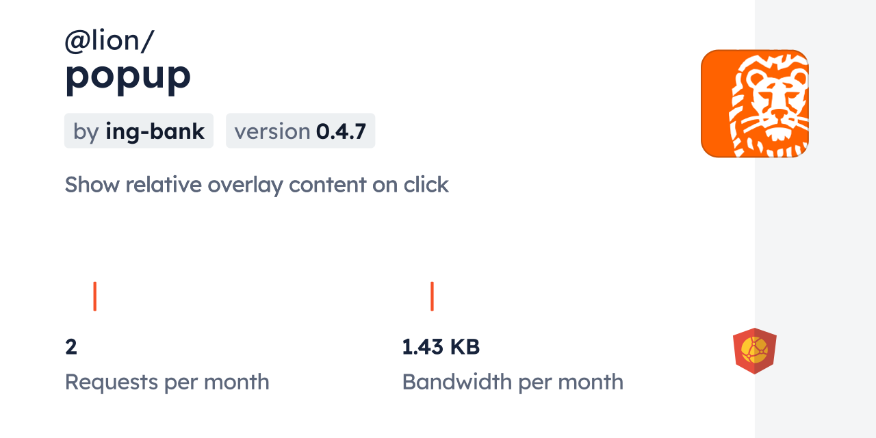 @lion/popup CDN by jsDelivr - A CDN for npm and GitHub