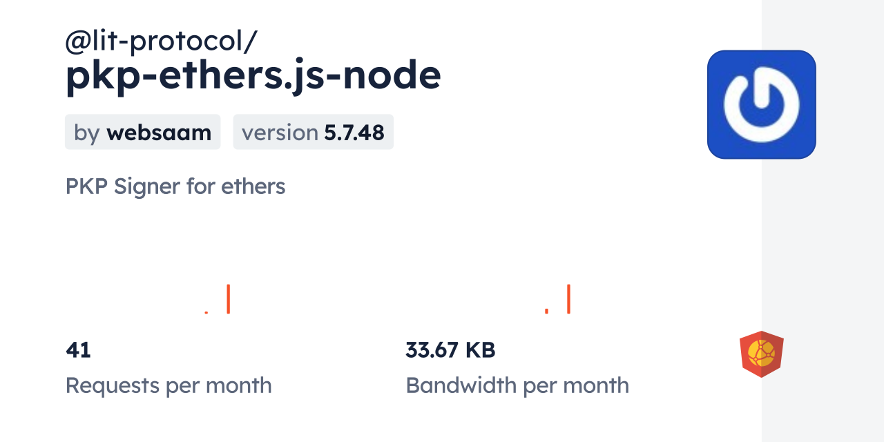 @lit-protocol/pkp-ethers.js-node CDN by jsDelivr - A CDN for npm and GitHub