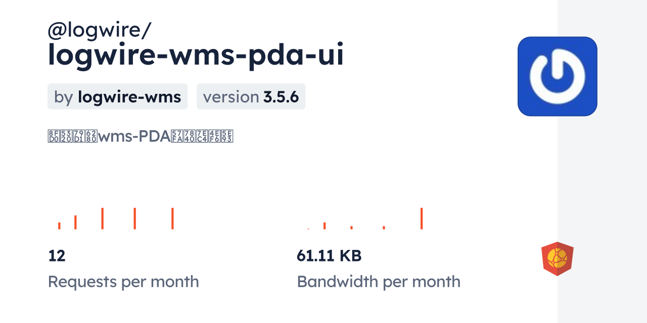 @logwire/logwire-wms-pda-ui CDN by jsDelivr - A CDN for npm and GitHub