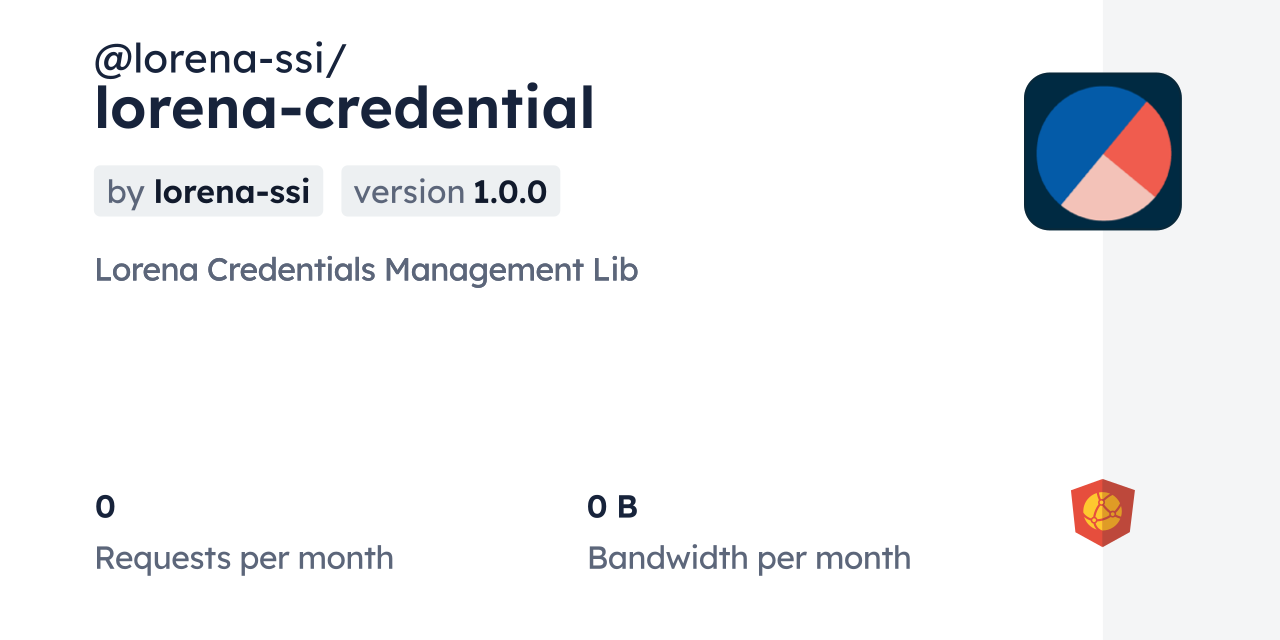 @lorena-ssi/lorena-credential CDN by jsDelivr - A CDN for npm and GitHub