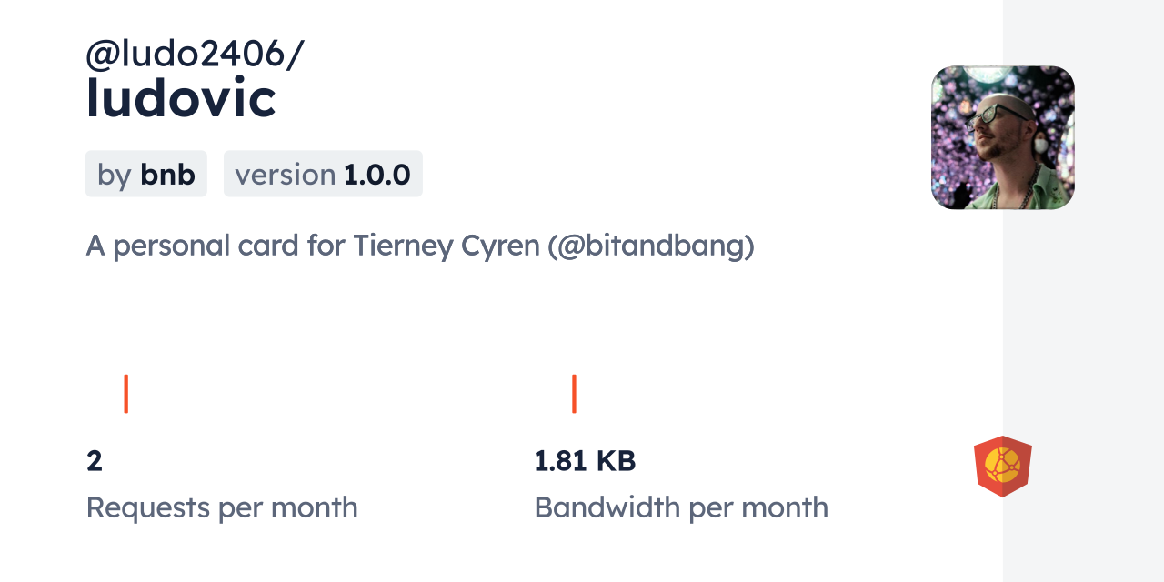 @ludo2406/ludovic CDN by jsDelivr - A CDN for npm and GitHub