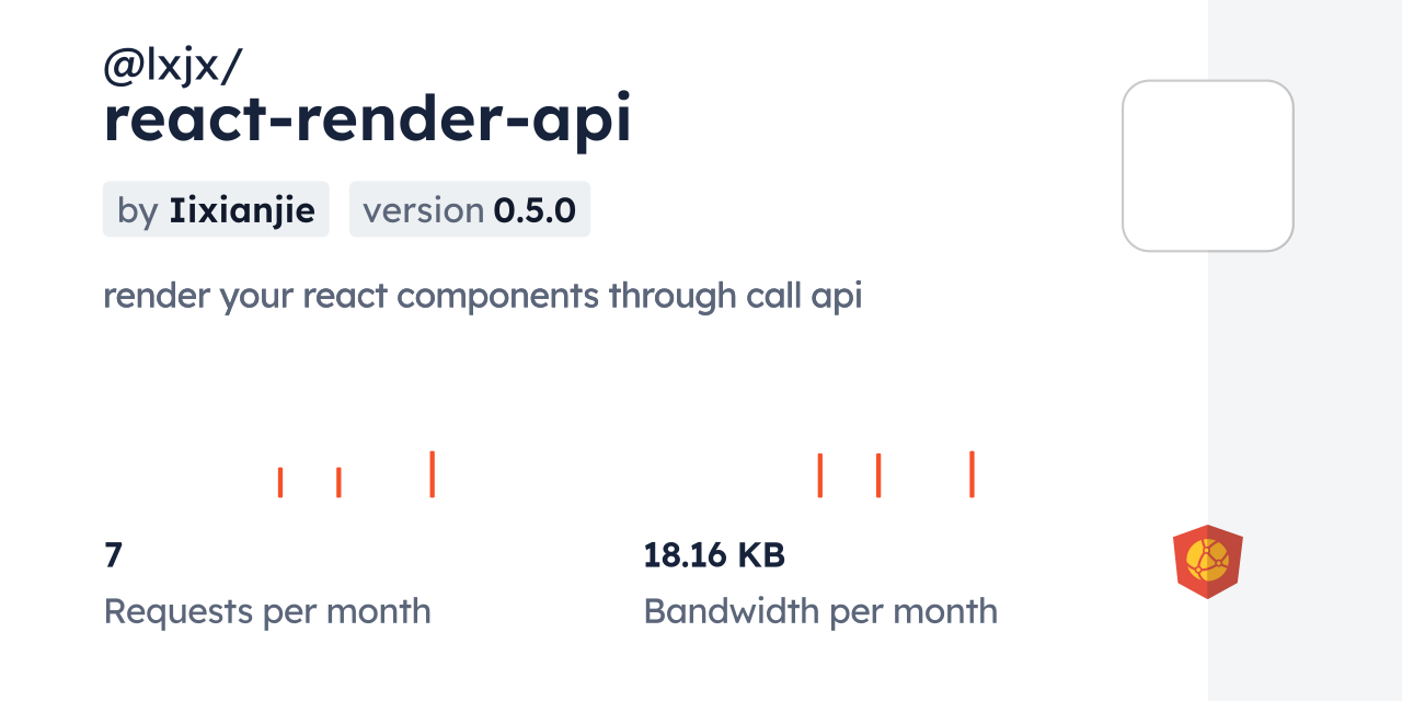 @lxjx/react-render-api CDN by jsDelivr - A CDN for npm and GitHub