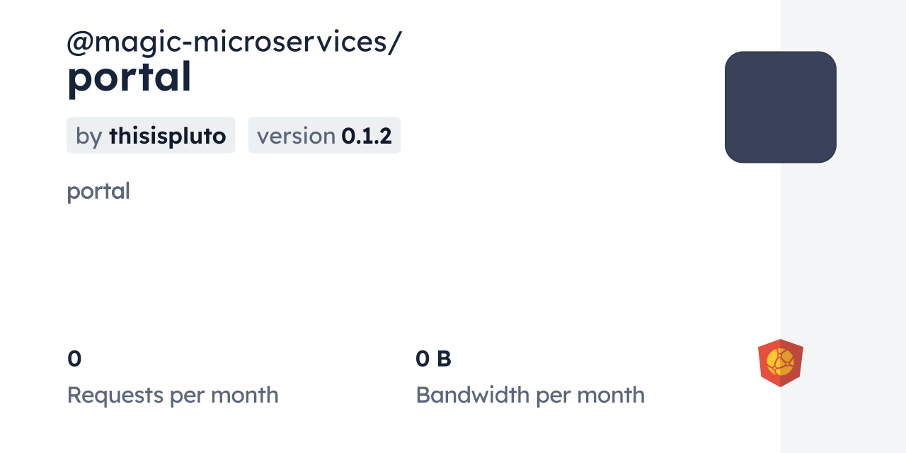 @magic-microservices/portal CDN by jsDelivr - A CDN for npm and GitHub