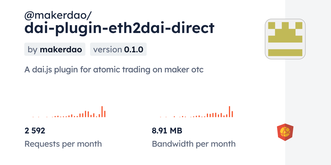 @makerdao/dai-plugin-eth2dai-direct CDN by jsDelivr - A CDN for npm and GitHub