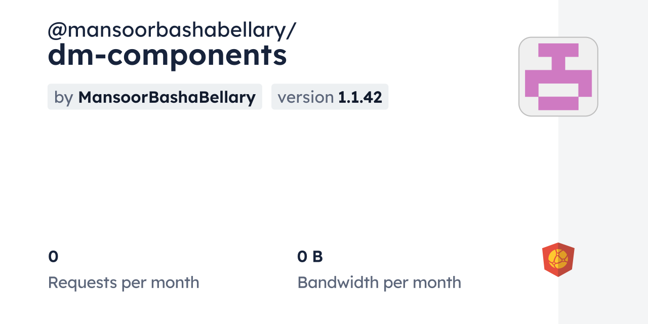 @mansoorbashabellary/dm-components CDN by jsDelivr - A CDN for npm and ...