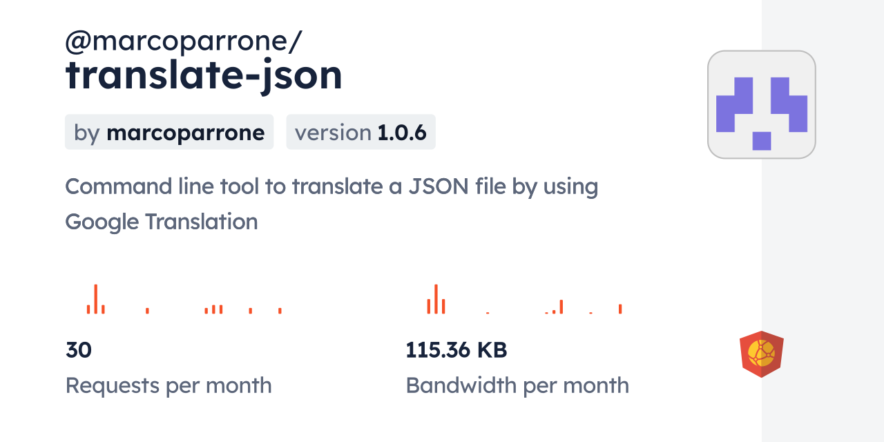 @marcoparrone/translate-json CDN by jsDelivr - A CDN for npm and GitHub