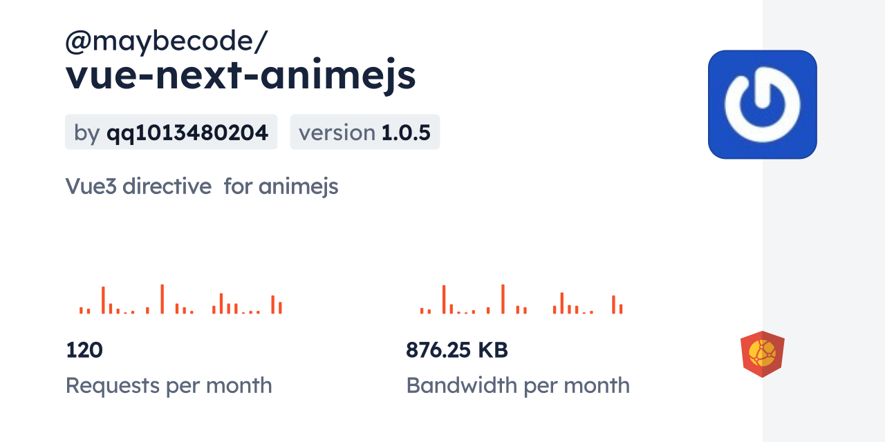 @maybecode/vue-next-animejs CDN by jsDelivr - A CDN for npm and GitHub