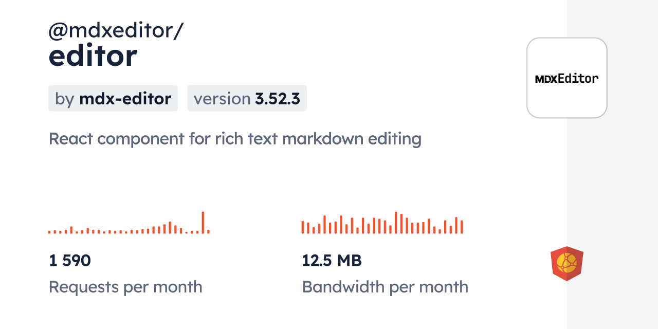 @mdxeditor/editor CDN by jsDelivr - A CDN for npm and GitHub