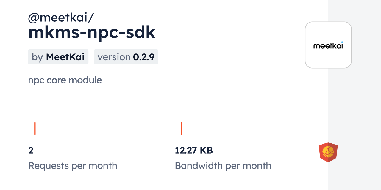 @meetkai/mkms-npc-sdk CDN by jsDelivr - A CDN for npm and GitHub