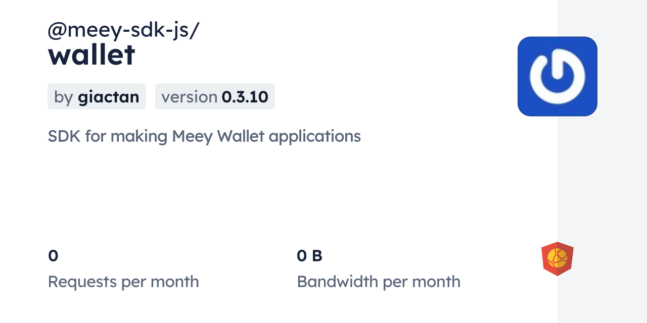 @meey-sdk-js/wallet CDN by jsDelivr - A CDN for npm and GitHub