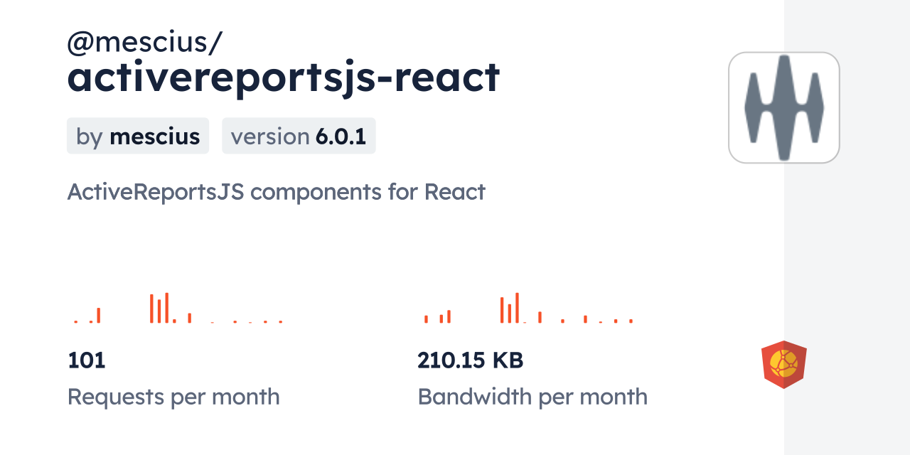@mescius/activereportsjs-react CDN by jsDelivr - A CDN for npm and GitHub