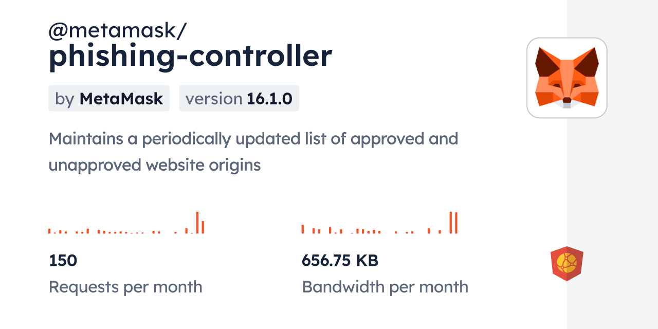 @metamask/phishing-controller CDN by jsDelivr - A CDN for npm and GitHub