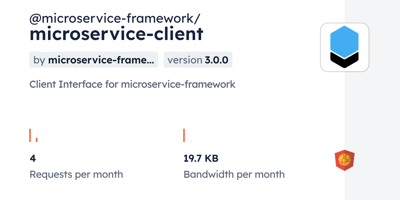 @microservice-framework/microservice-client CDN by jsDelivr - A CDN for npm and GitHub