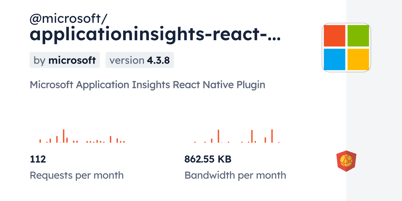 @microsoft/applicationinsights-react-native CDN by jsDelivr - A CDN for npm and GitHub