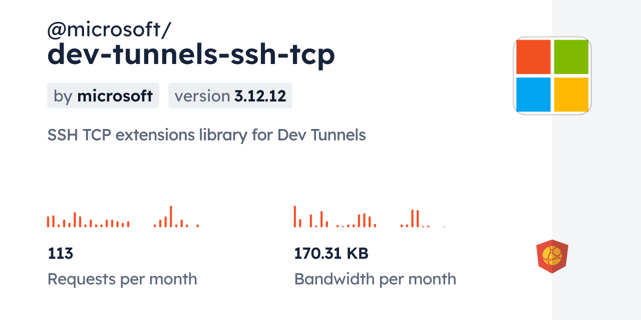 @microsoft/dev-tunnels-ssh-tcp CDN by jsDelivr - A CDN for npm and GitHub