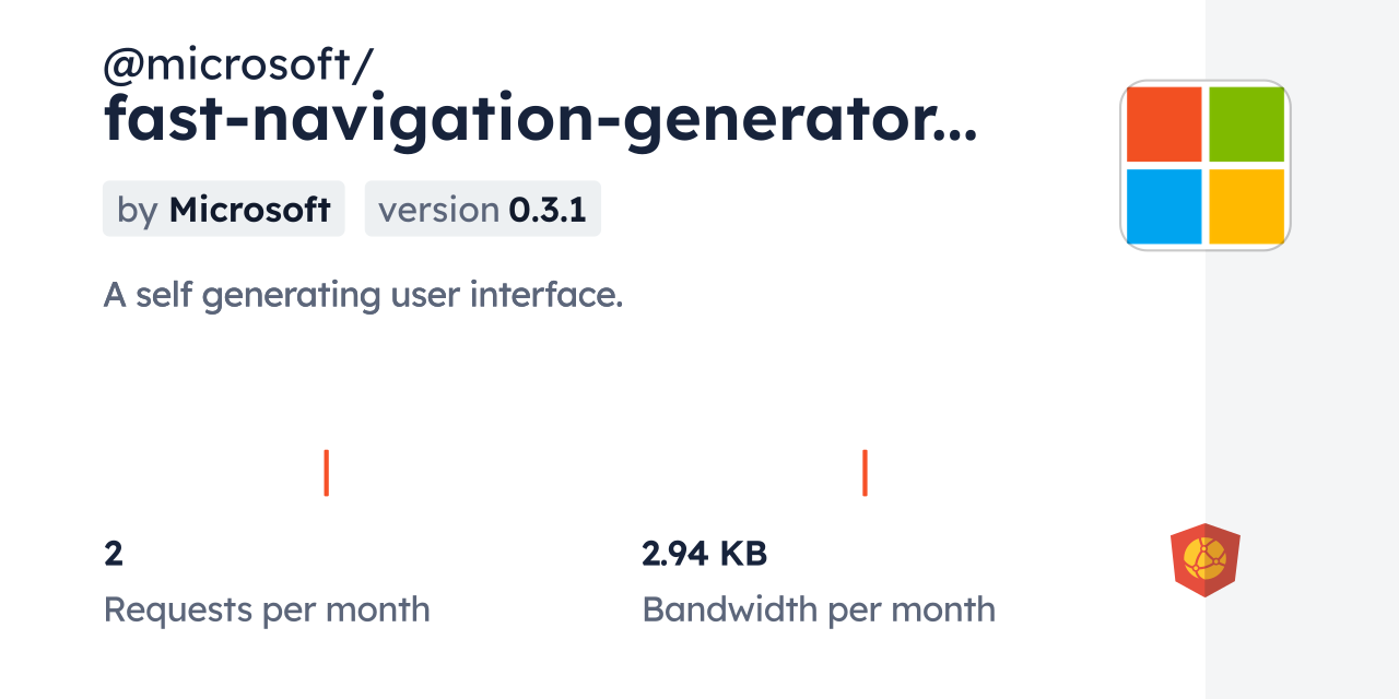@microsoft/fast-navigation-generator-react CDN by jsDelivr - A CDN for npm and GitHub